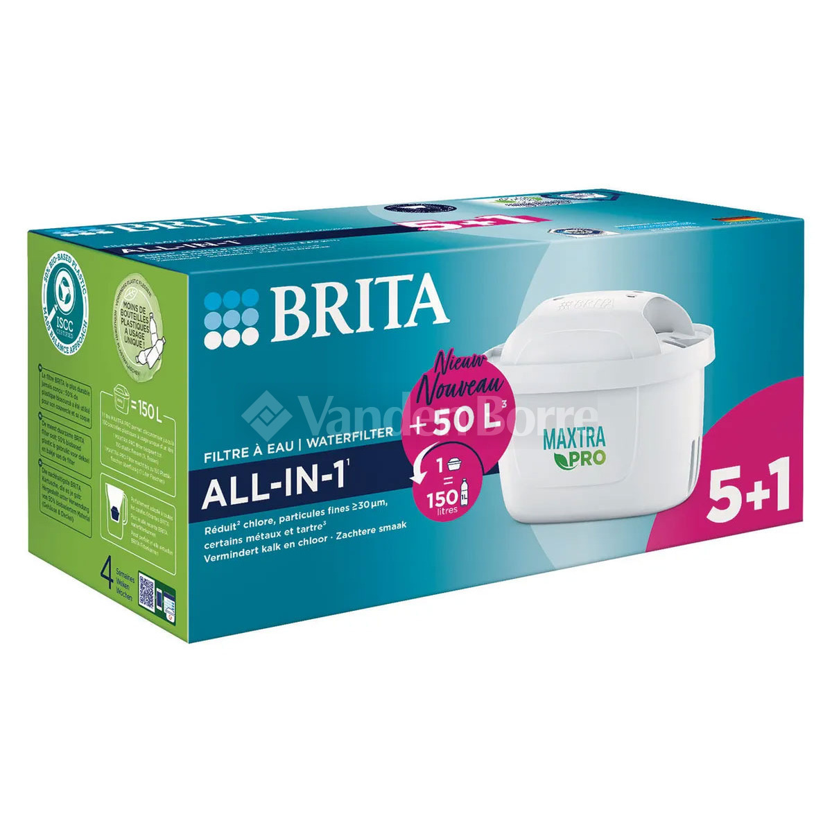 CARTOUCHE FILTRANTE BRITA 5+1 MAXTRA PRO ALL-IN-1 | Vanden Borre