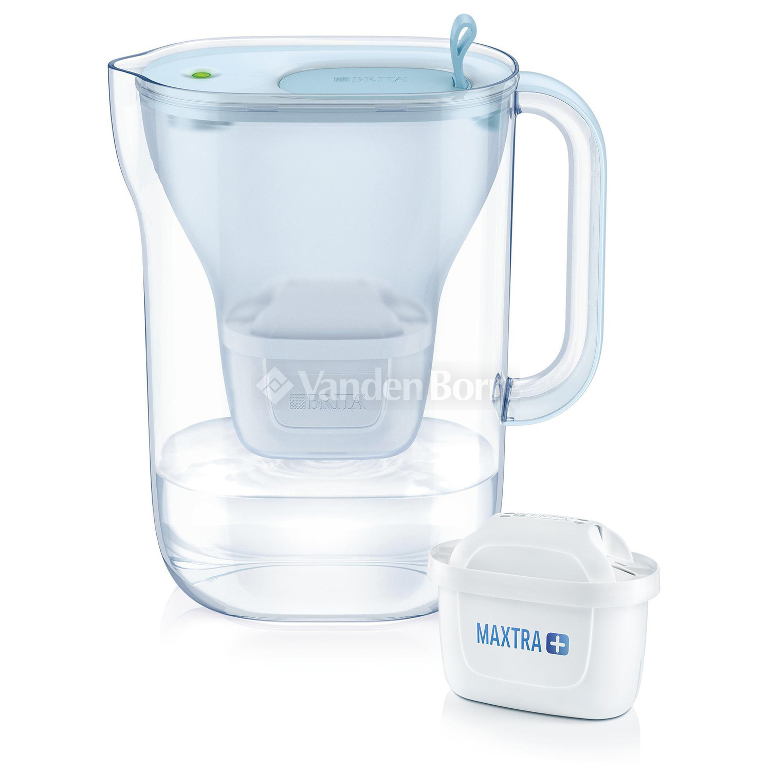BRITA Pack Style Eco Powder blue incl. 3 MAXTRA + | Vanden Borre