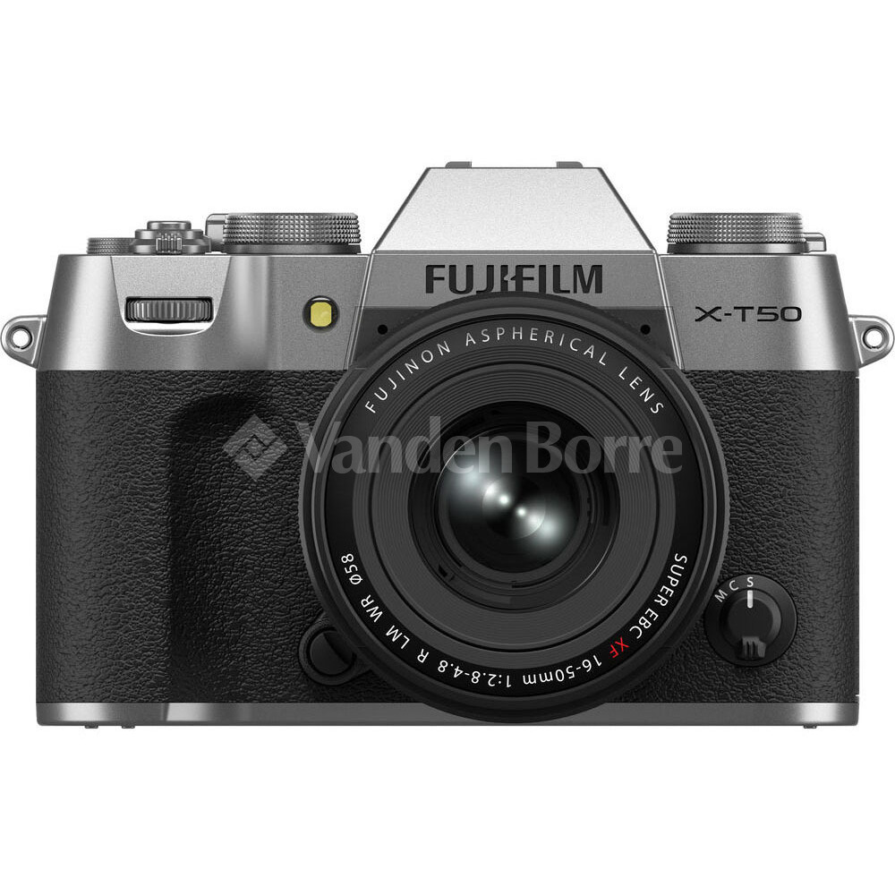 FUJIFILM HYBRIDE FOTOTOESTEL X-T50 SILVER + XF 16-50mm f/2.8-4.8 LM WR | Vanden Borre