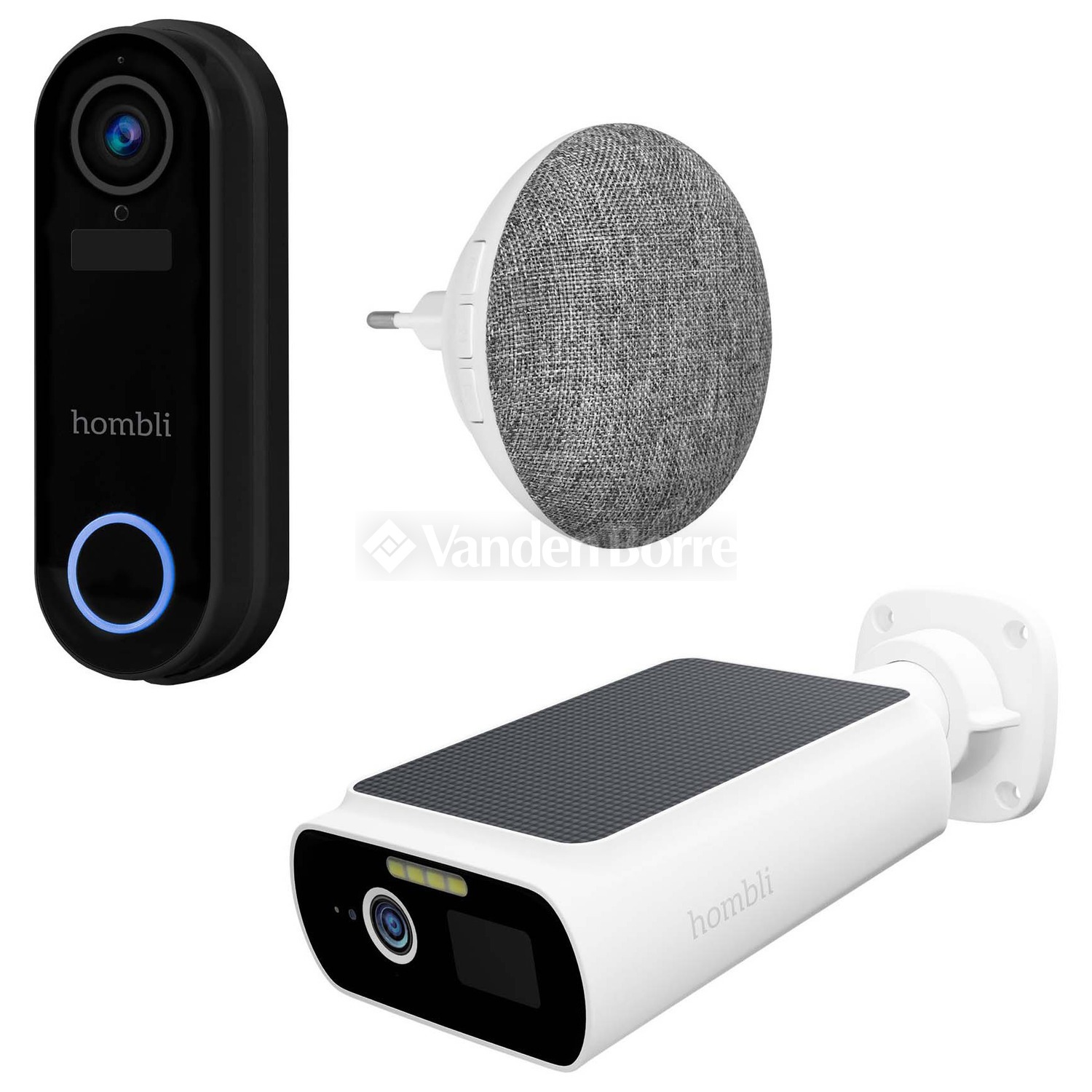 Hombli PACK DOORBELL+SOLAR CAM - SMART DEURBELL | Vanden Borre