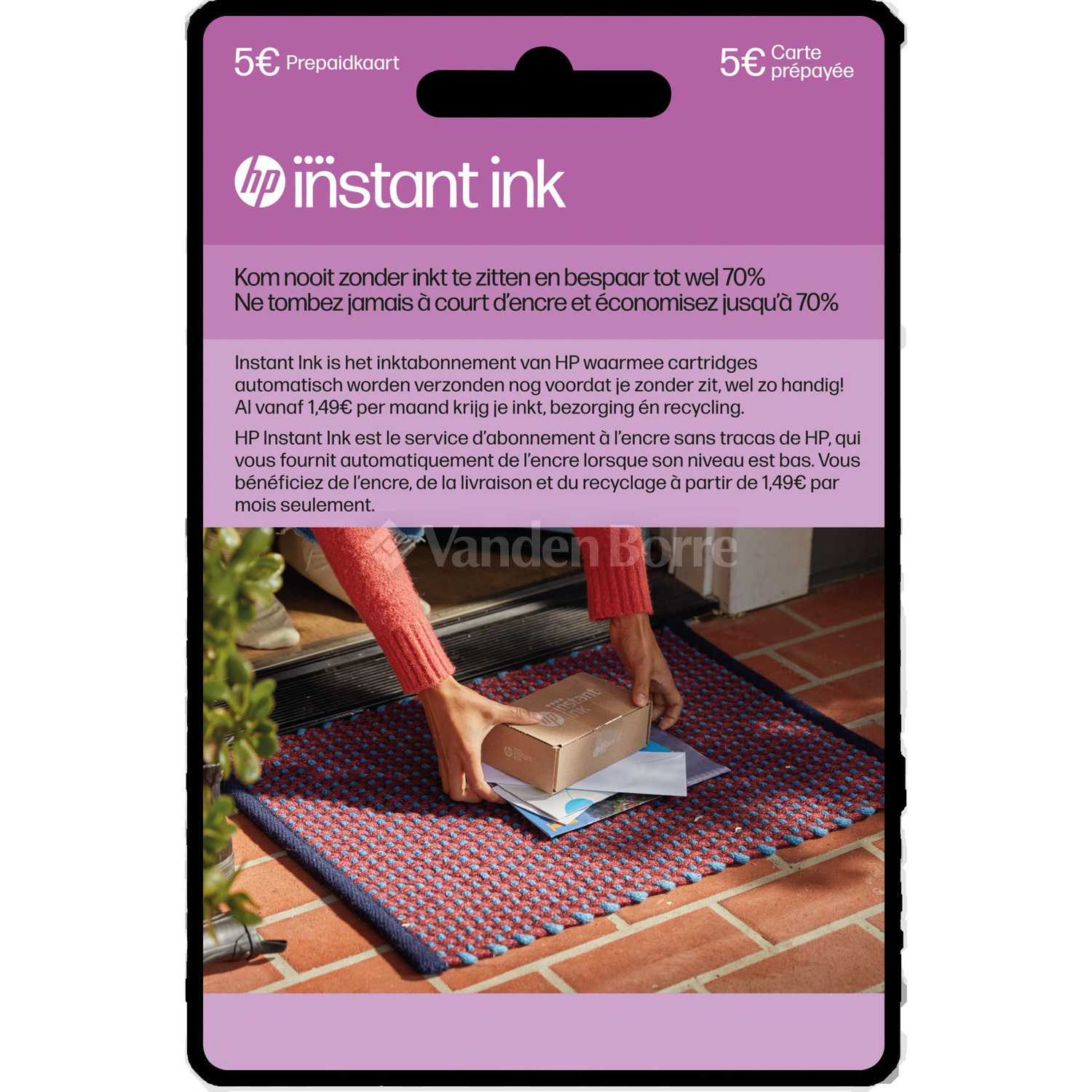 HP INSTANT INK CARD 2024 - INKTCARTRIDGE | Vanden Borre