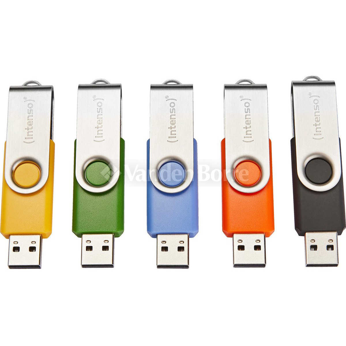 INTENSO BASIC 64GB USB 2.0 5-PACK - USB-STICK | Vanden Borre