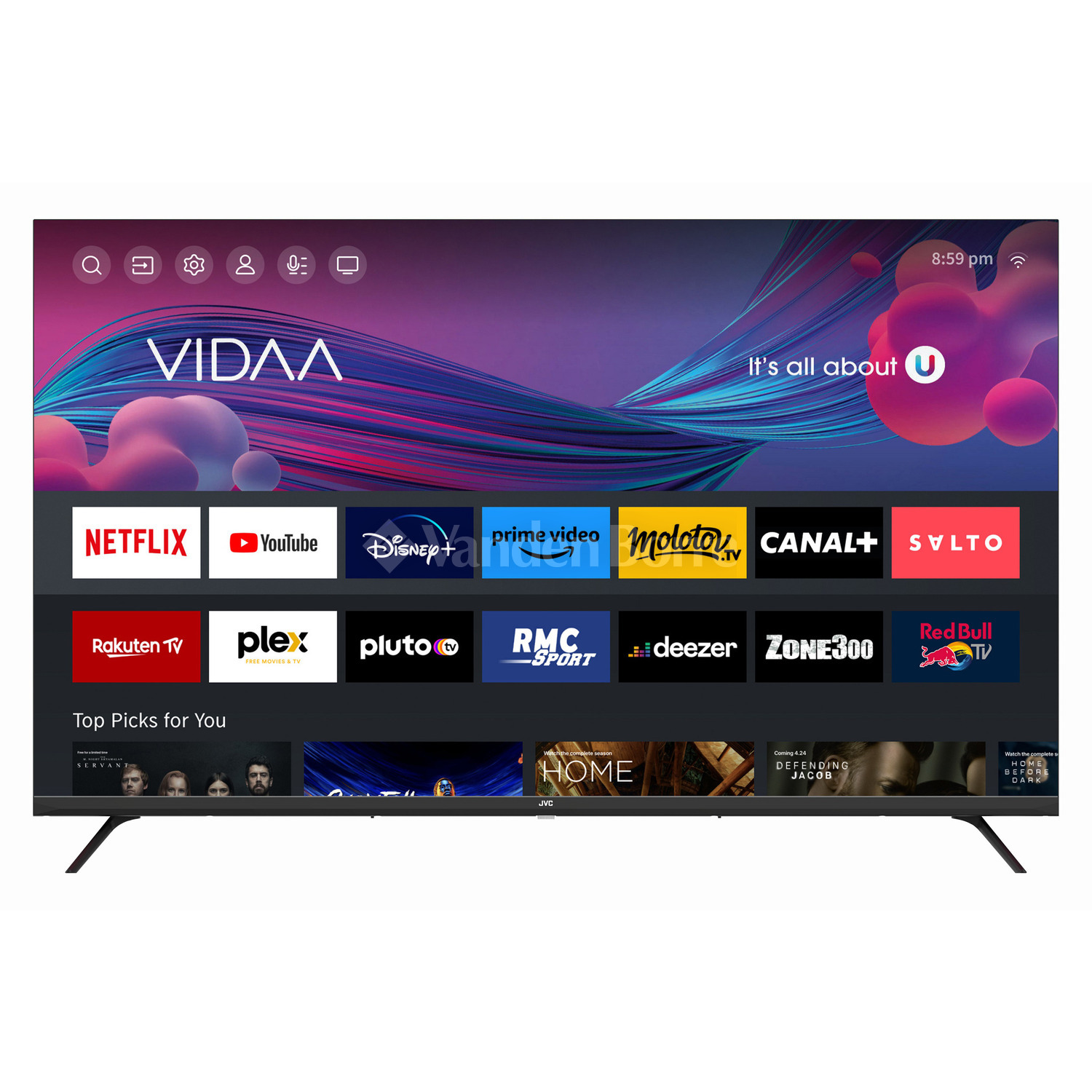 JVC LED UHD 4K 43 INCH LT-43FV130 (2023) - TV | Vanden Borre