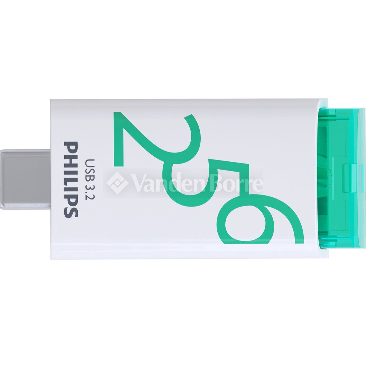 PHILIPS USB-C CLICK 256GB GREEN - USB-STICK | Vanden Borre