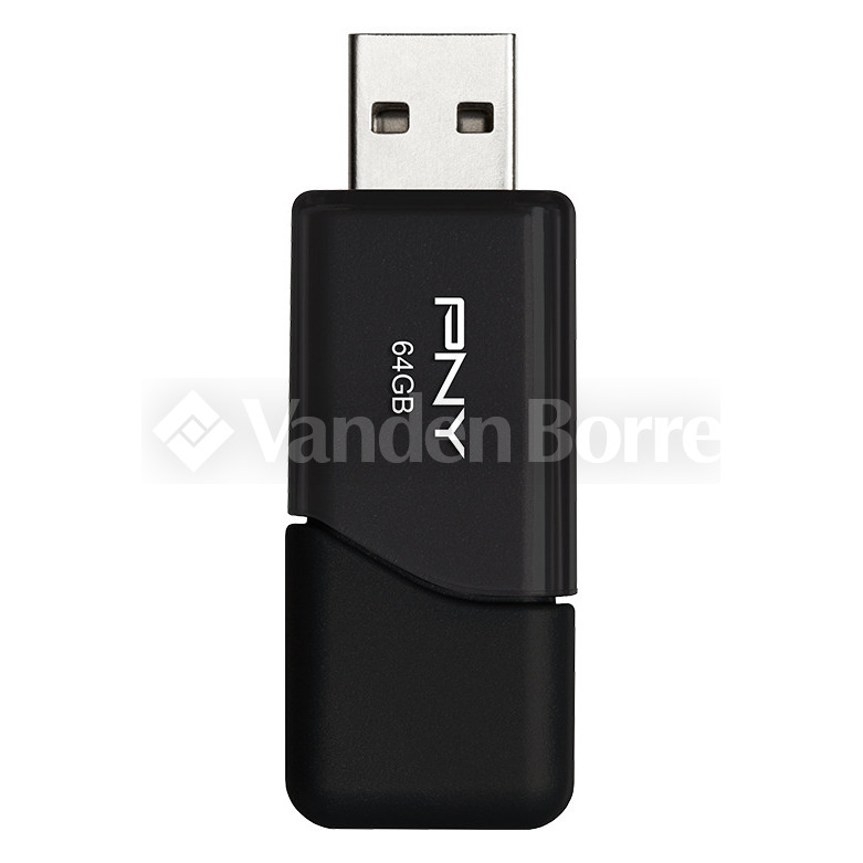 PNY FLASHDRIVE 64GB USB 2.0 - USB-STICK | Vanden Borre