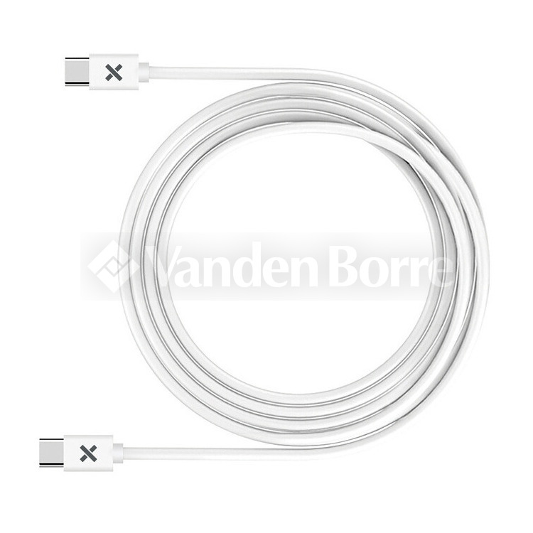 WEFIX USBC-USBC CABLE WHITE 1M | Vanden Borre