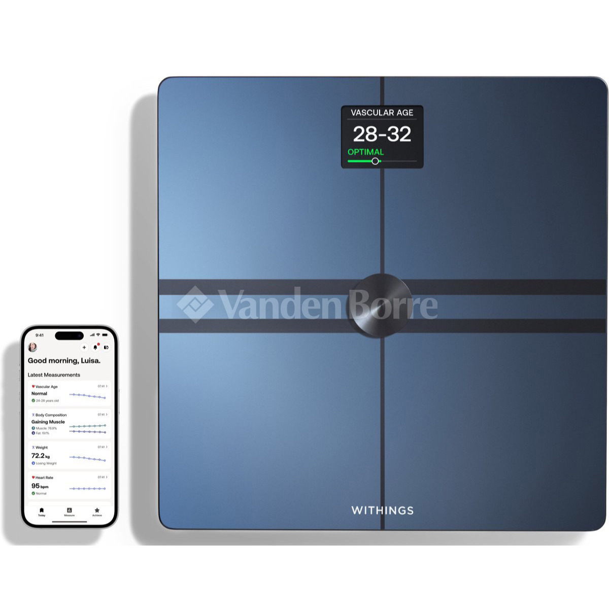 WITHINGS BODY COMP COLOR BLACK - PERSONENWEEGSCHAAL | Vanden Borre