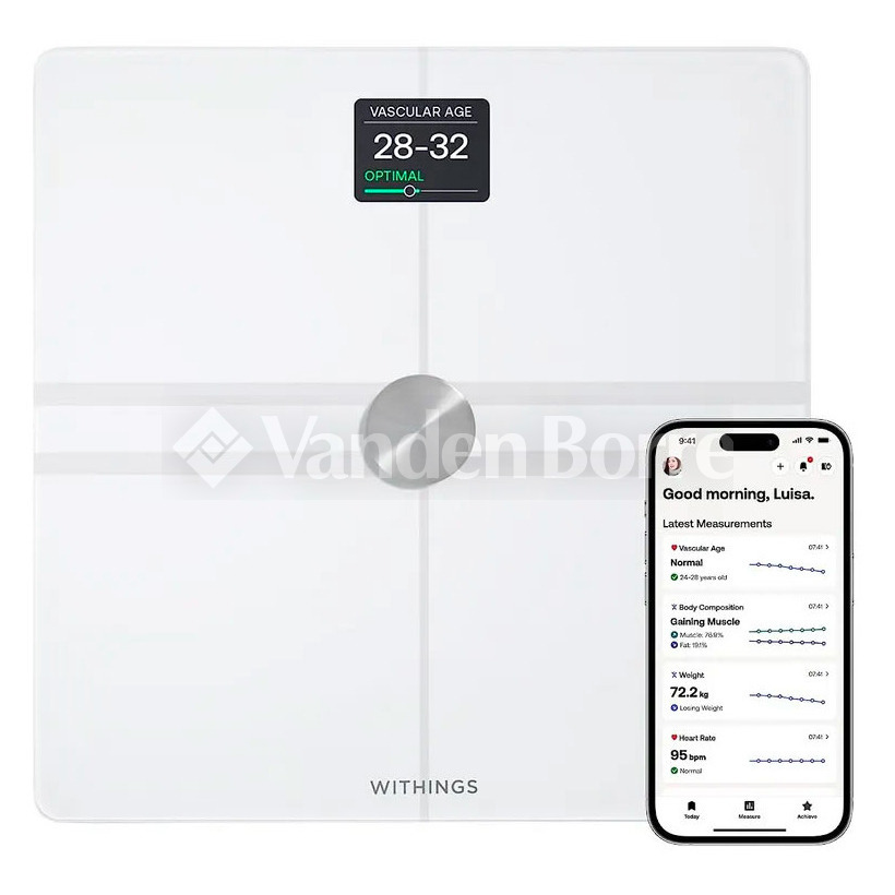 WITHINGS BODY COMP COLOR WHITE - PERSONENWEEGSCHAAL | Vanden Borre
